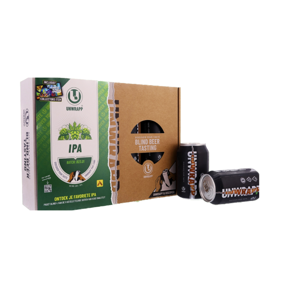 Unwrapp Ipa Box 4x33cl - Hellobier Webshop & Bierwinkel in Veghel