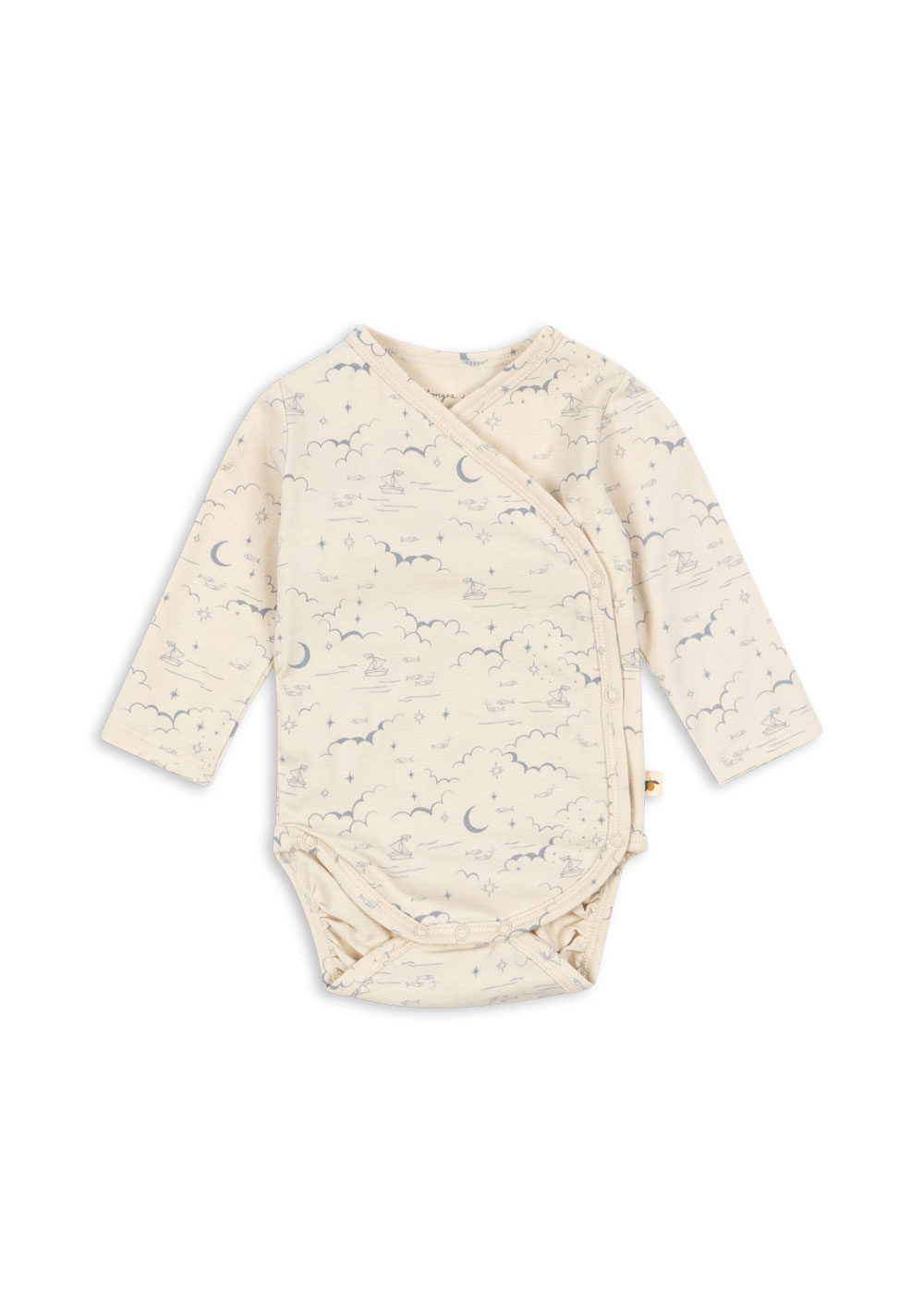 BASIC LS NEWBORN BODY GOTS CIELO MARINO - Beer en Schaap