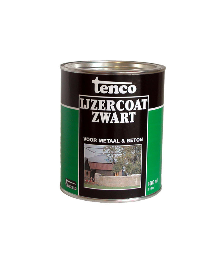 Tenco IJzercoat Zwart Bestellen? Verf en Behangland - Verf en behangland