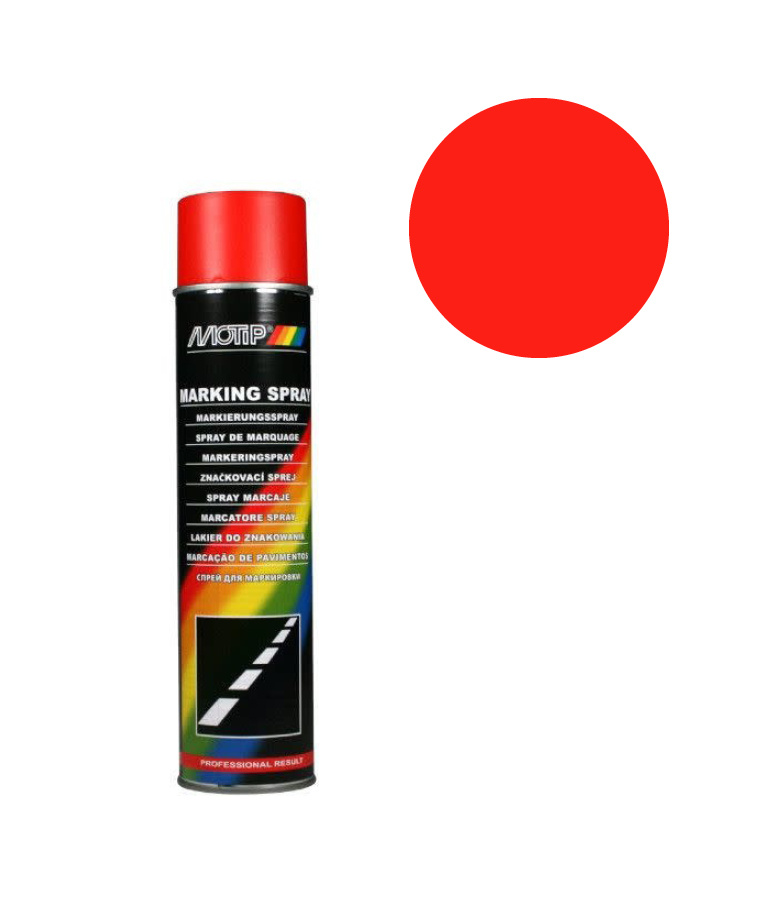 MoTip Markeringspray Rood Nodig? Verf en Behangland - Verf en behangland