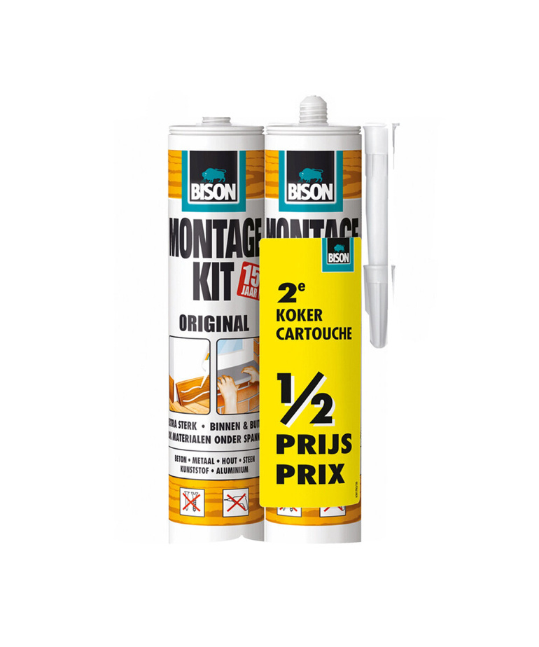 Bison Montagekit Original 350g 2 stuks Kopen? Verf en Behangland - Verf ...