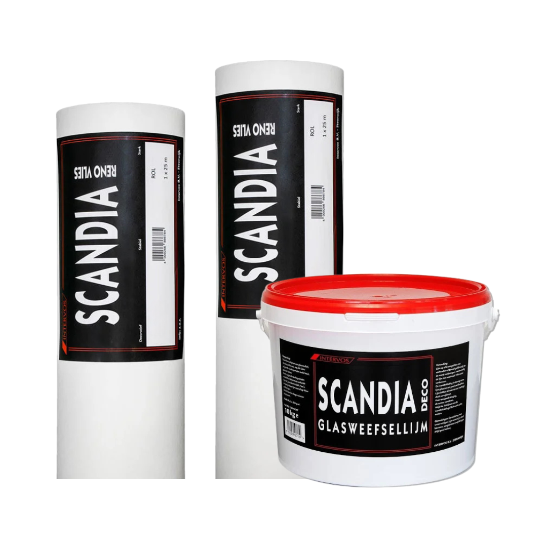 Scandia Renovlies 150 grams 2 ROL + 10 kg Lijm - Verf en Behangland ...