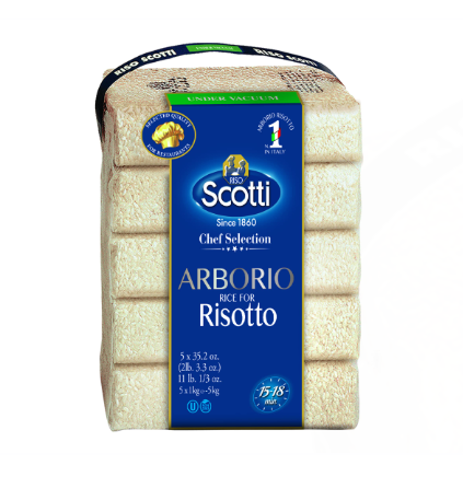 Arborio Rice for Risotto, 11 lbs (5x1 KG) - Chef's Play
