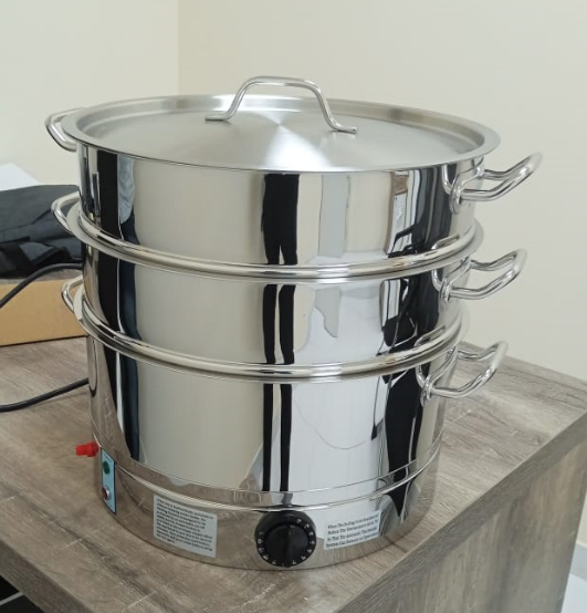 Electric Steamer With Two Insert 40cm - Chef's Play