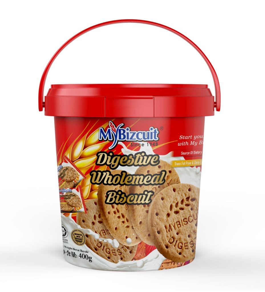 Wholemeal Digestive Biscuit 6 x 400 Grams - Chef's Play