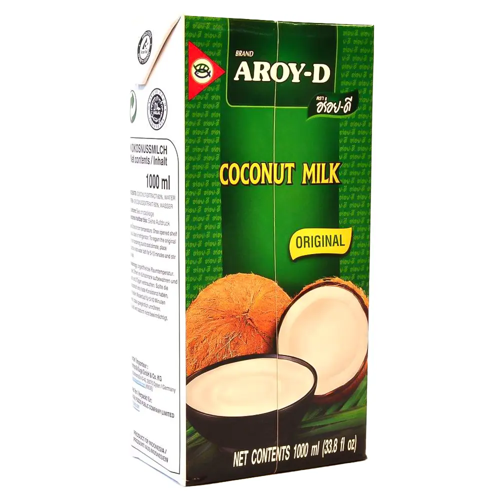 Aroy-D UHT Coconut Milk 12 x 1 Liter - Chef's Play