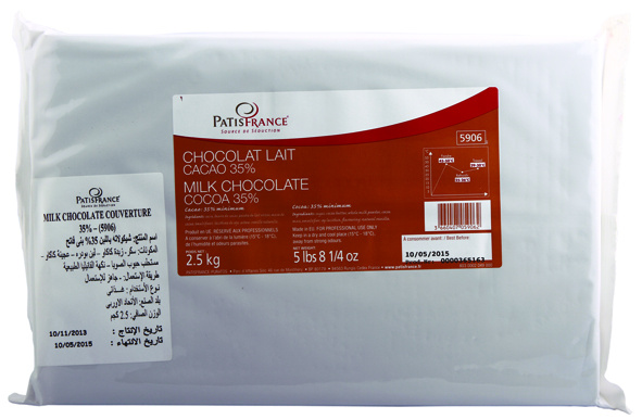 White Chocolate Block 2.5 KG - Chef's Play
