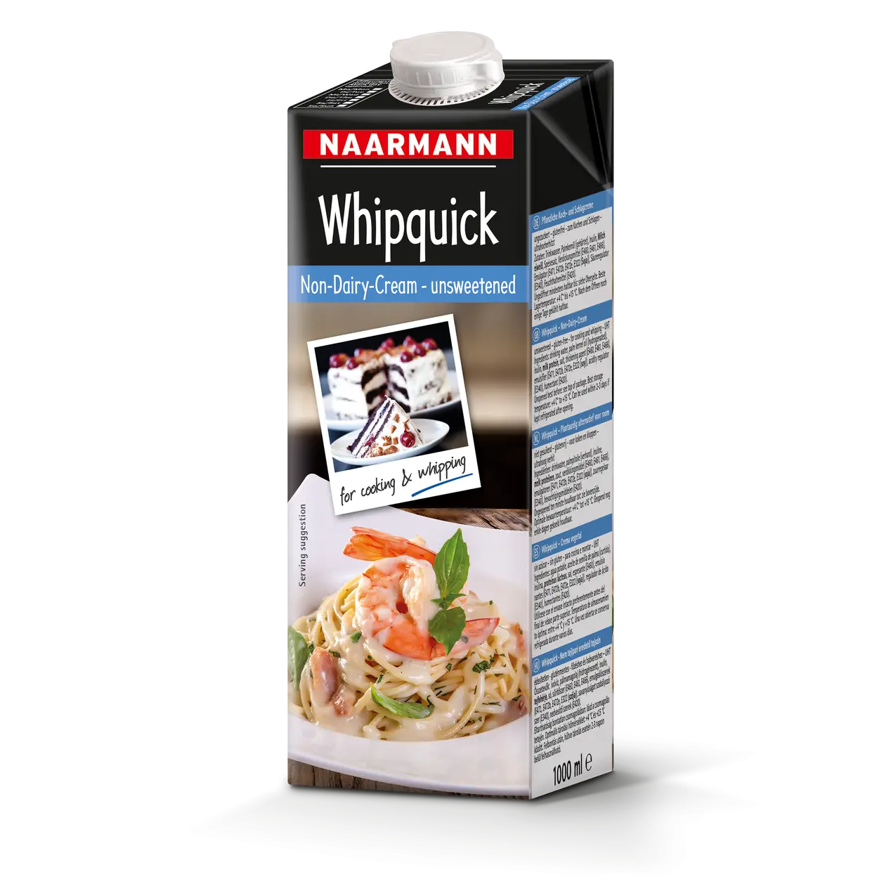 UHT Whipping cream 35% Fat 12 x 1 KG - Chef's Play