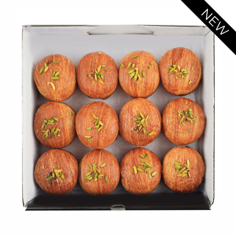 Croissant Bun Pistachio 1 Box x 12 Pieces - Chef's Play