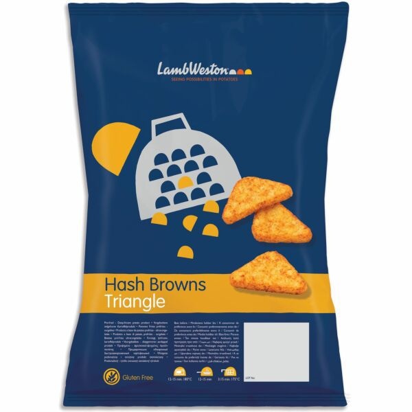 Triangle Hash Brown Patties - Chef's Play