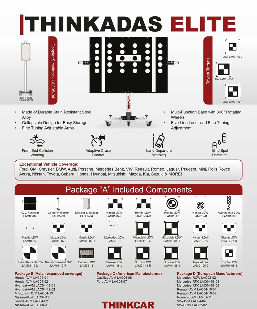 Thinkcar ADAS Kalibratiekit - AsTools