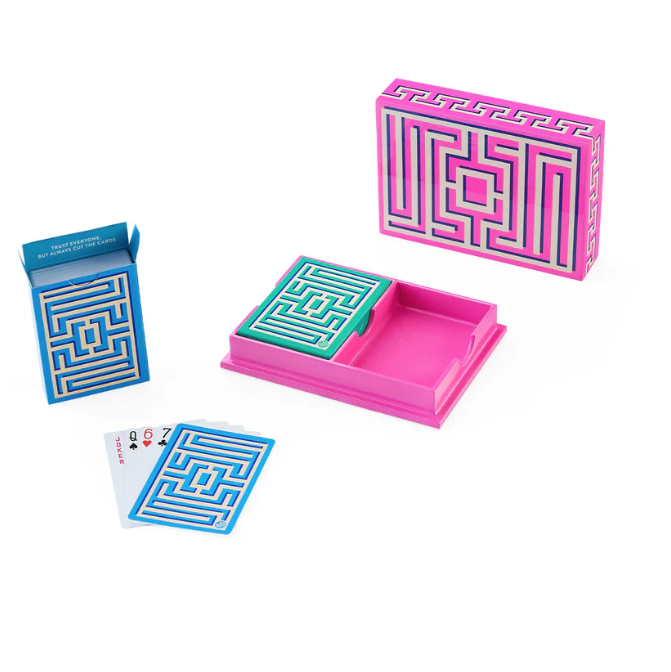 Jonathan Adler Labyrinth Lacquer Card Set | House of Furniture
