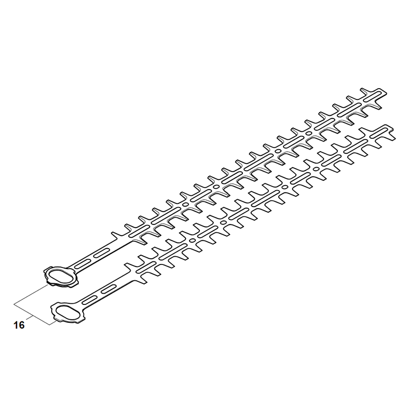 STIHL Mes 600 mm / 24" voor HSA 100 - HA07 710 6002 - Detuinmachineshop ...