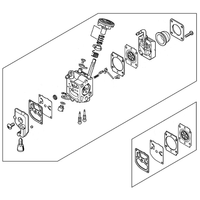 STIHL Carburateur 4237/21 - 4237 120 0621 - Detuinmachineshop B.V.