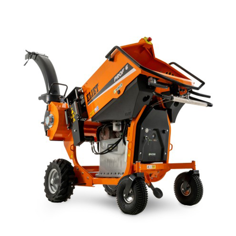 ELIET Prof 6 E-power On Wheels accu hakselaar - Detuinmachineshop B.V.