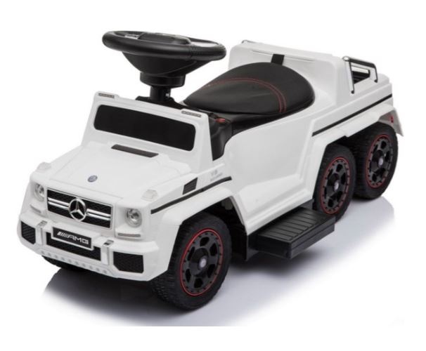 Mercedes G63 6X6 Loopauto Wit - Kidsrides