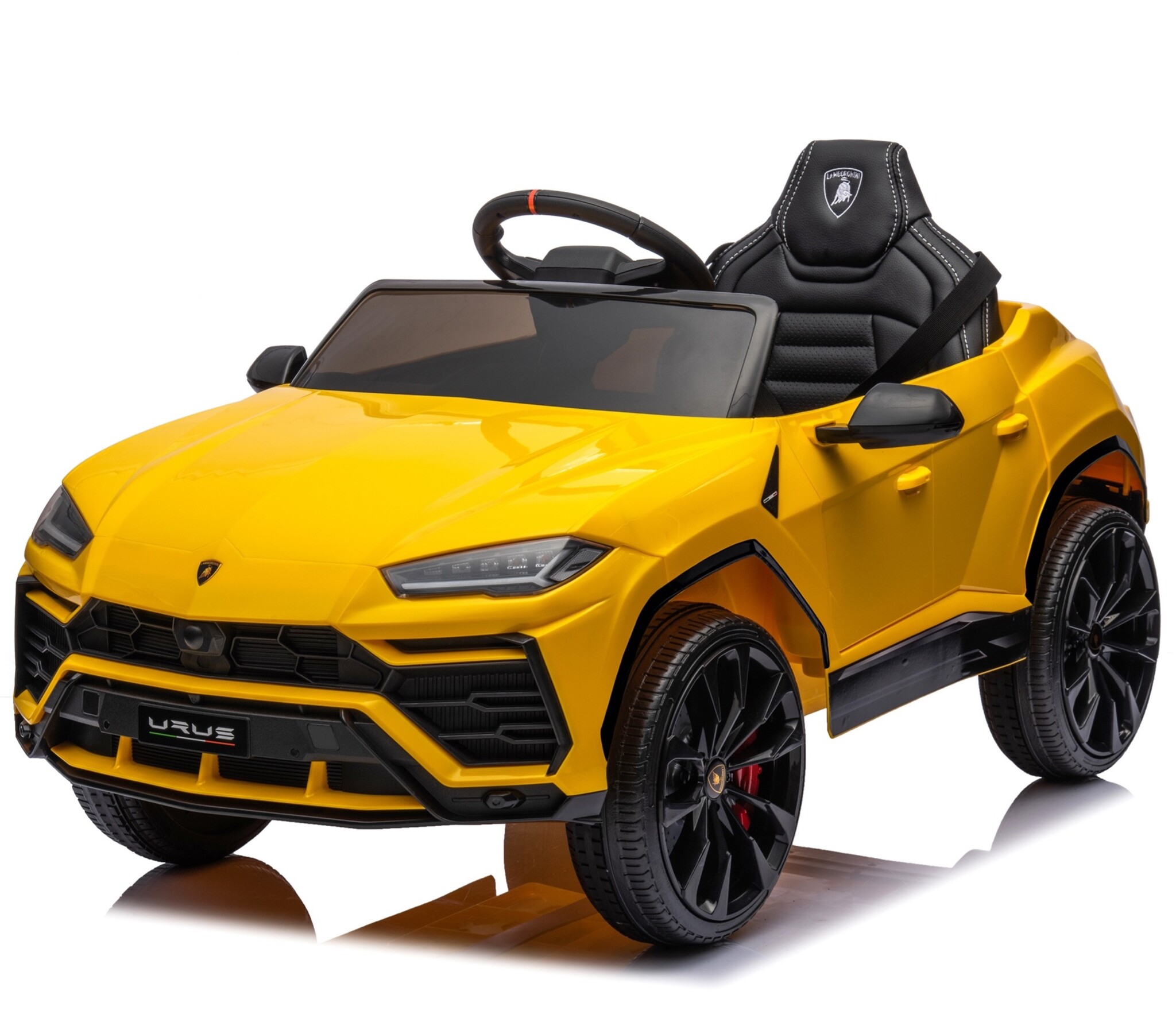 Lamborghini URUS 12V kinderauto geel - Kidsrides