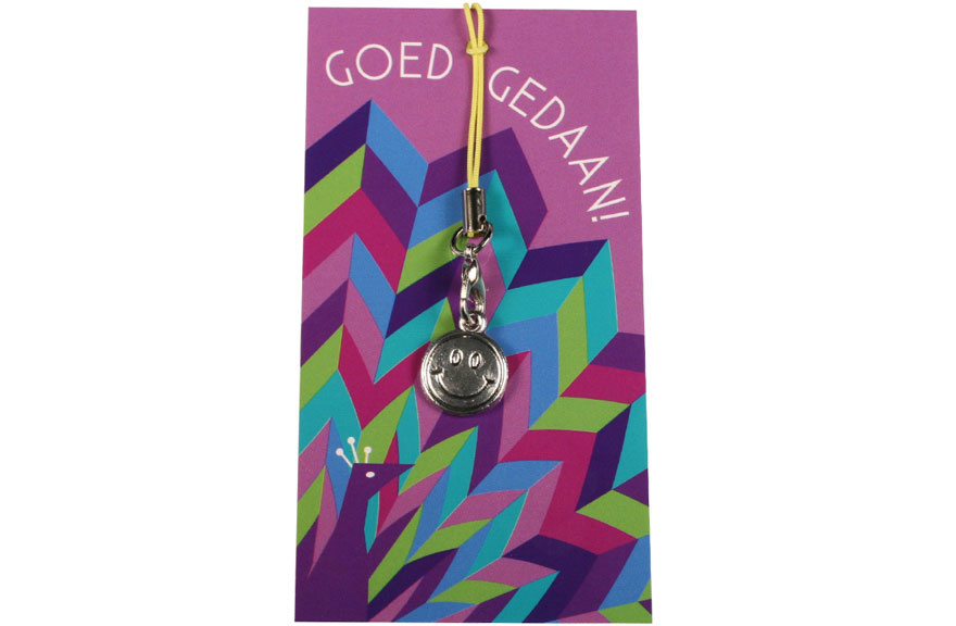 Kaartje Goed gedaan met gelukstoken Smiley kopen? - Lucky Touch