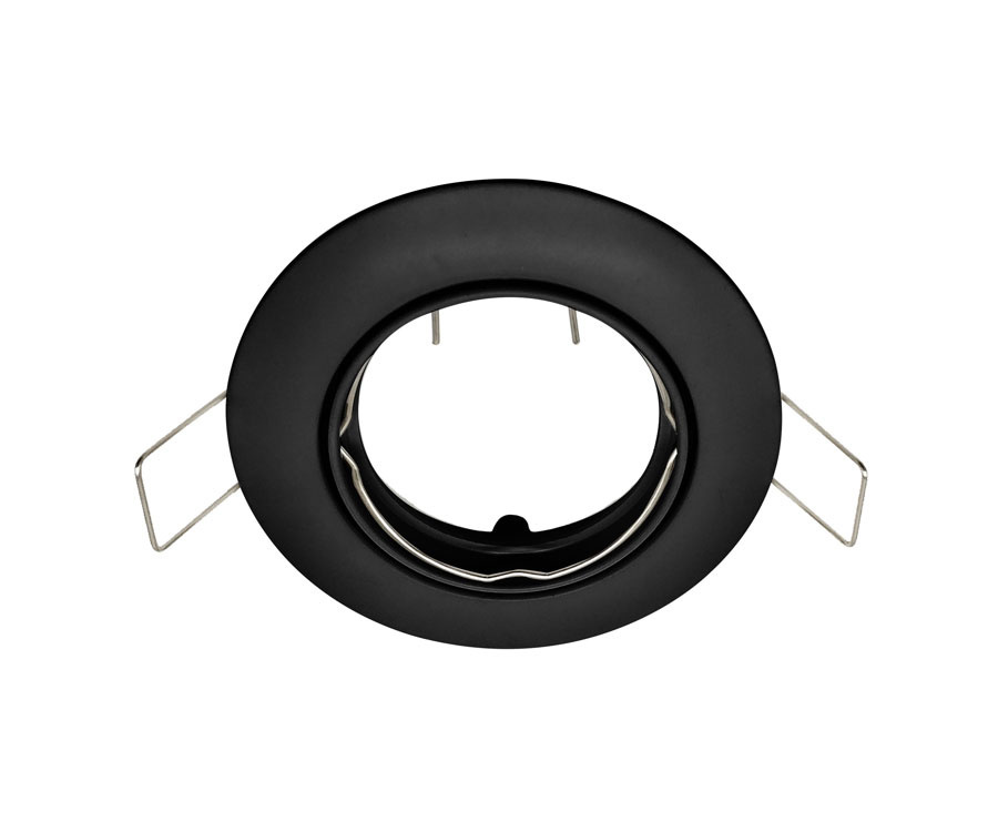 Modern tiltable downlight black - Ash - LumenXL.com