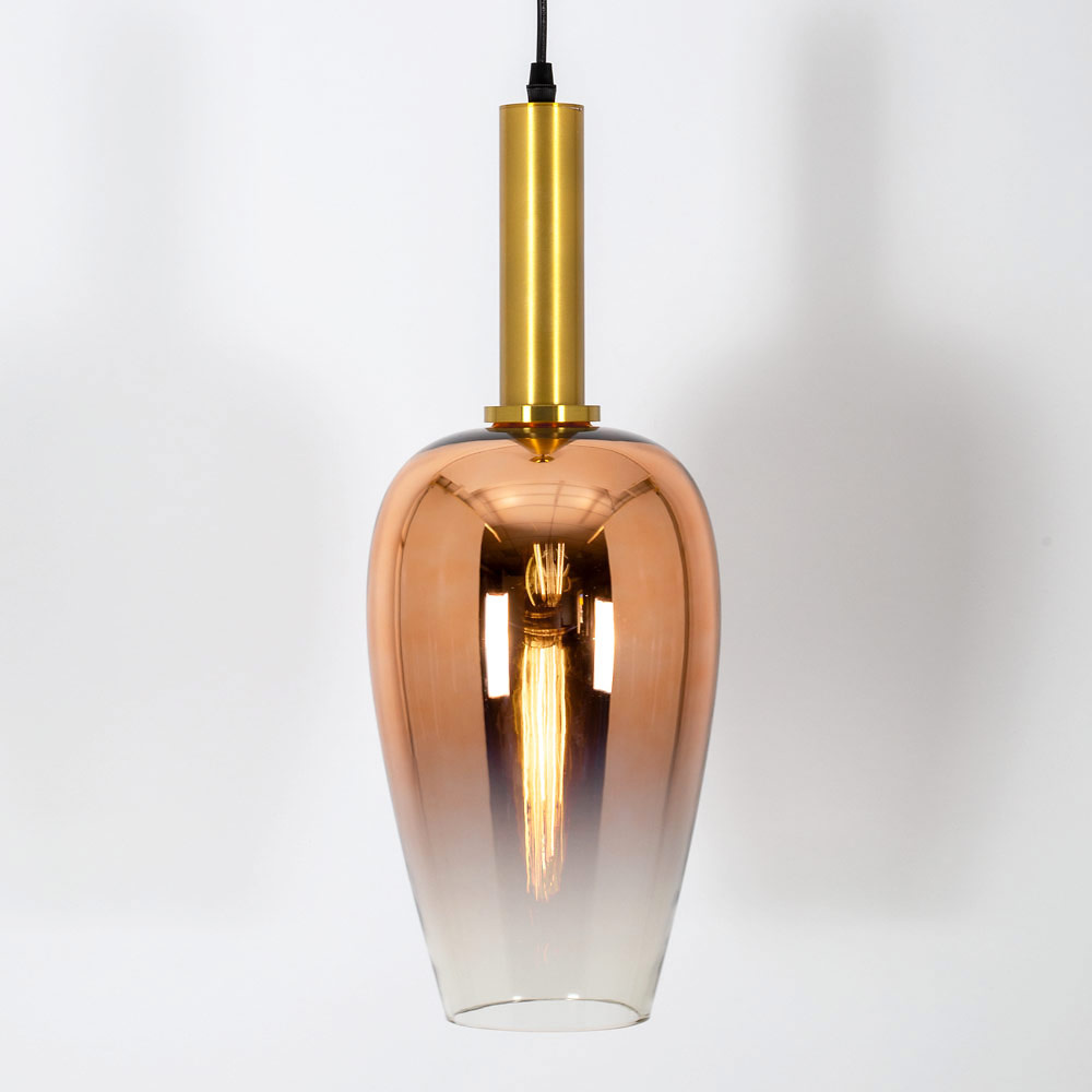 1-bulb color gradient pendant light - Velicia - LumenXL.com