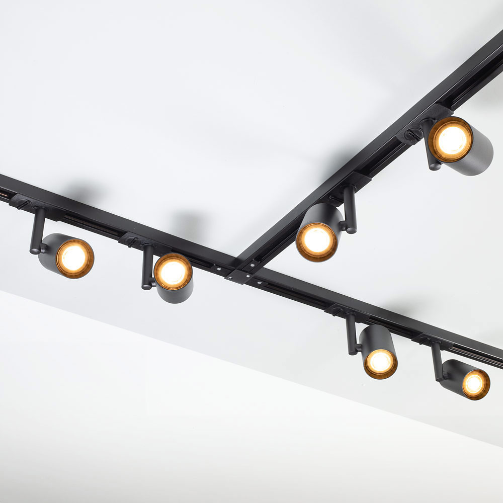 1-phase ceiling track lighting system - Blake - LumenXL.com