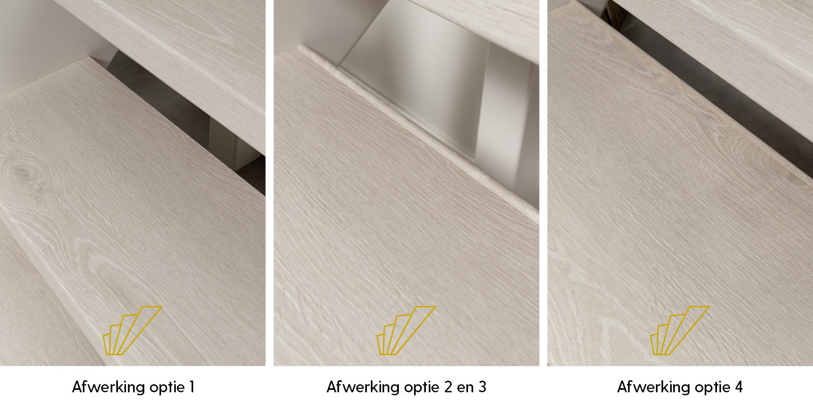 Grijs eiken doe-het-zelf set voor open trap | Stairscompany - Stairscompany