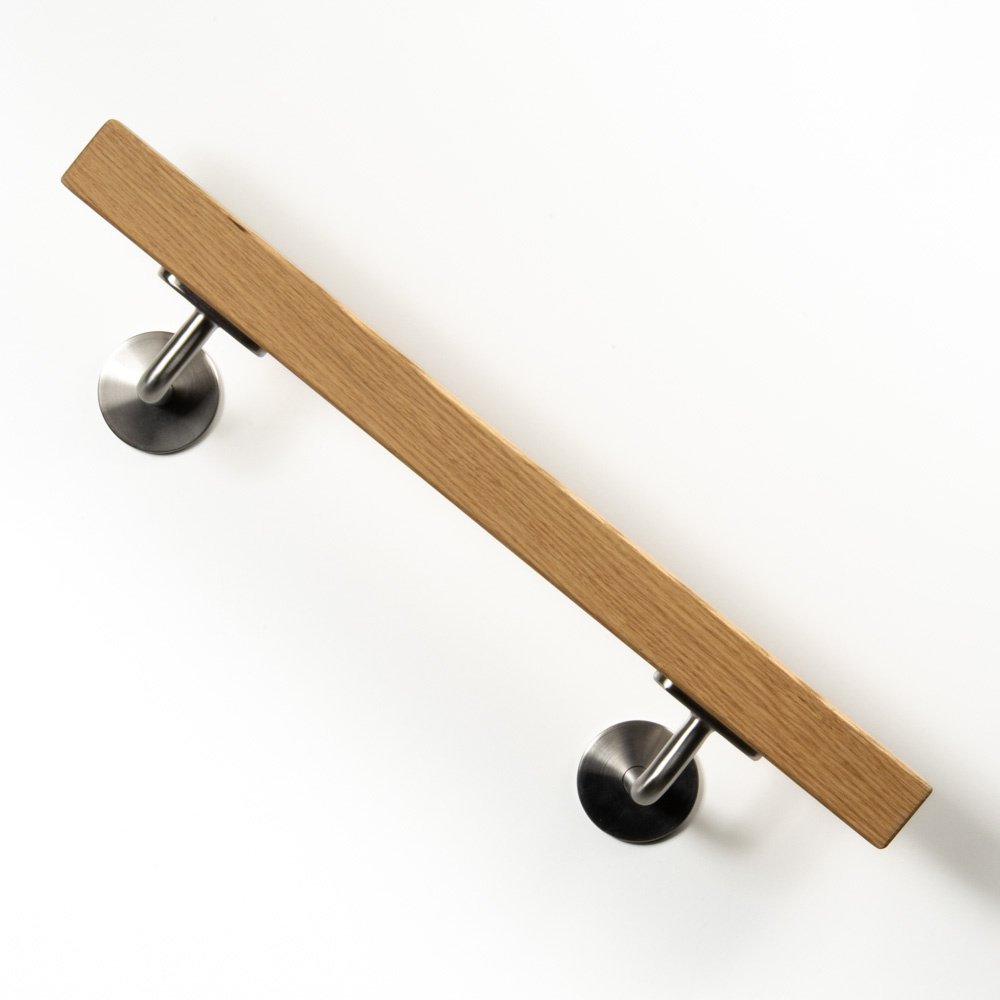 Vierkante eiken trapleuning 40 mm - Duurzaam hout - Stairscompany
