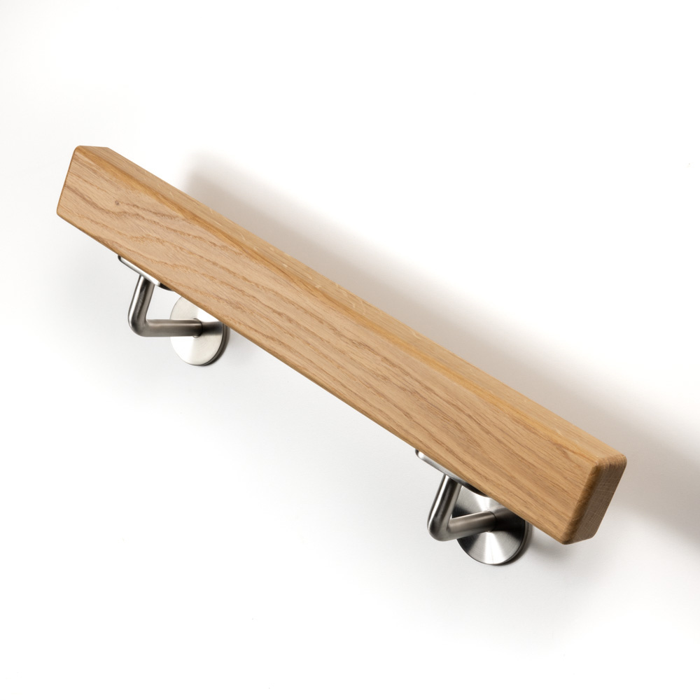 Eiken trapleuning rechthoekig 60x30 mm kopen - Stairscompany