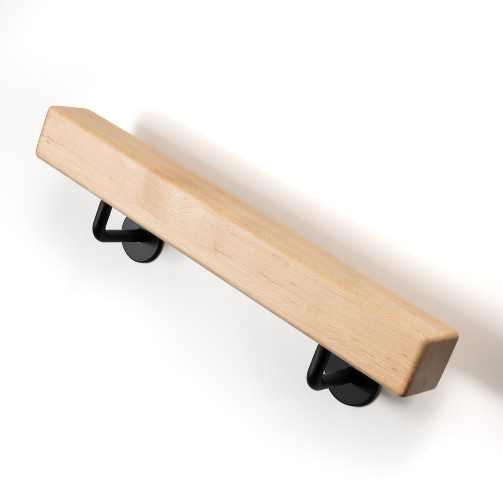 Vierkante beuken trapleuning 40 mm - Online bestellen - Stairscompany