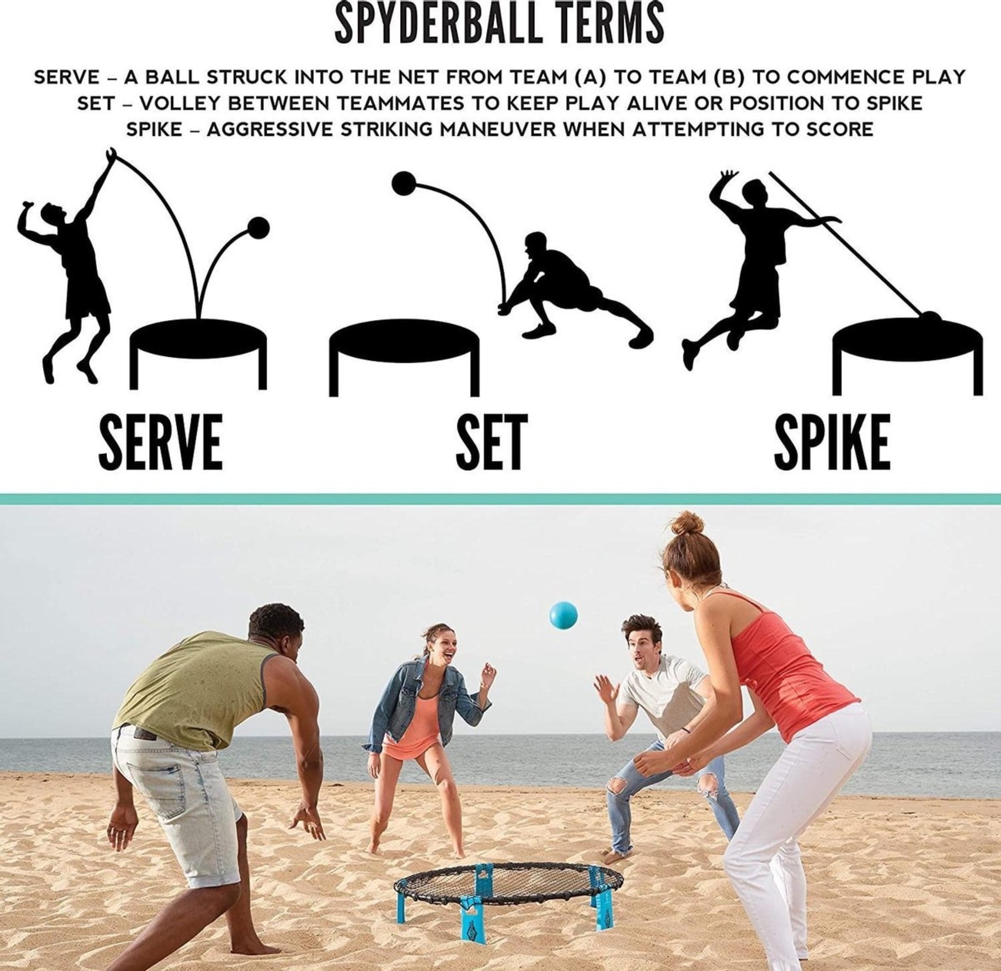 Franklin Spyderball | Spyderbalset | Spikeball | Roundnet | Slambal ...
