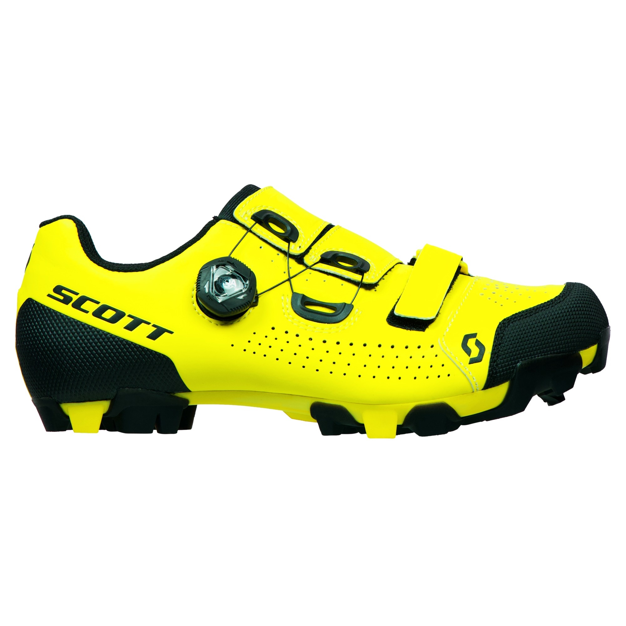 SCOTT COMP BOA MTB SHOE BLACK / YELLOW - LK Bikes