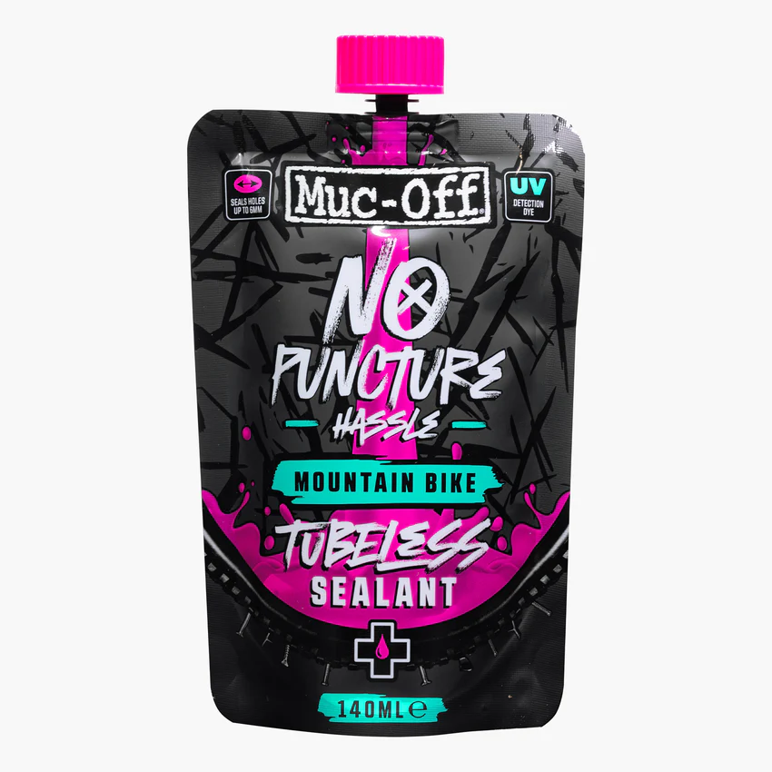 MUC OFF NO PUNCTURE 140ML POUCH - LK Bikes