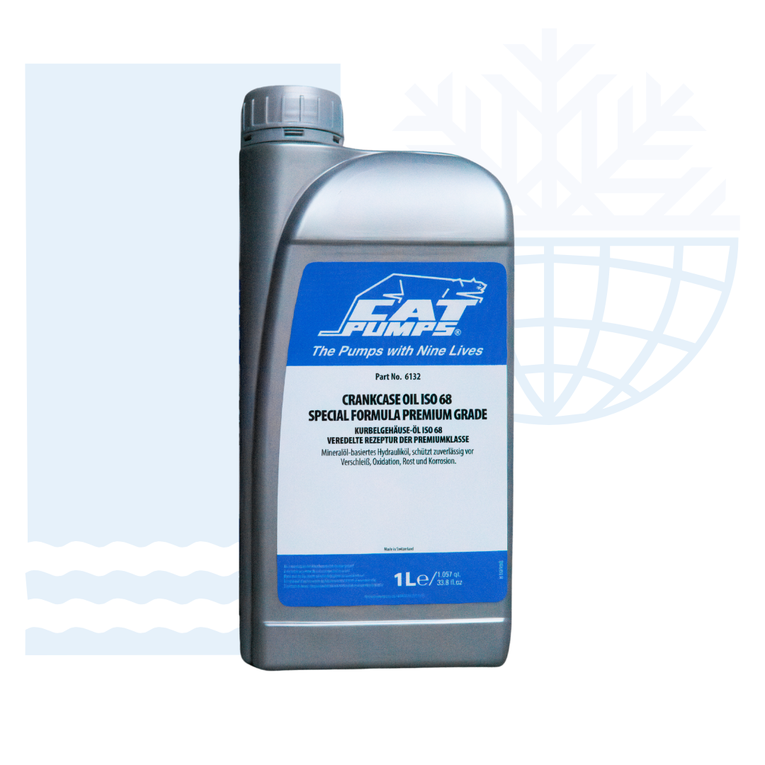 Cat Pumps - Crankcase Oil ISO 68 hydraulic oil 1000ml - CatPumps.nl