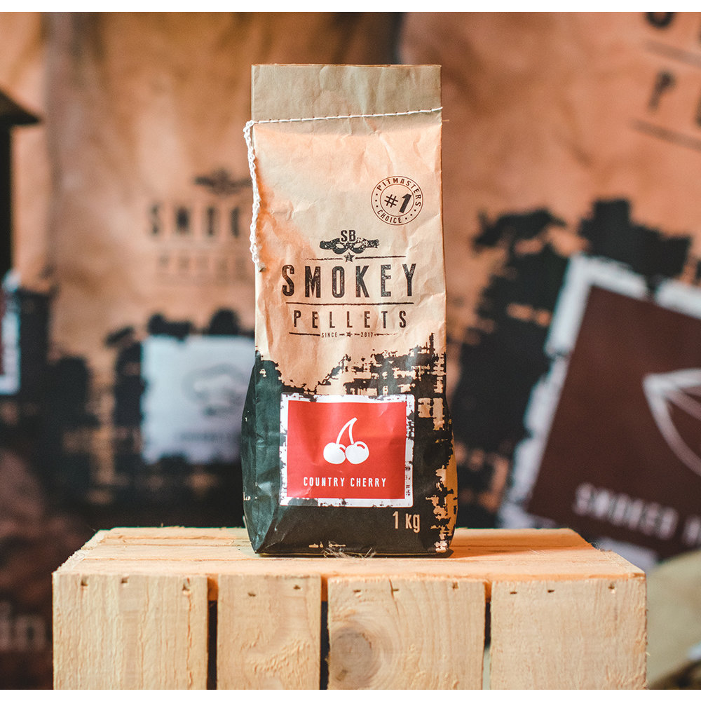 Smokey Pellets - Country Cherry 1kg - BBQing Dordrecht - BBQing