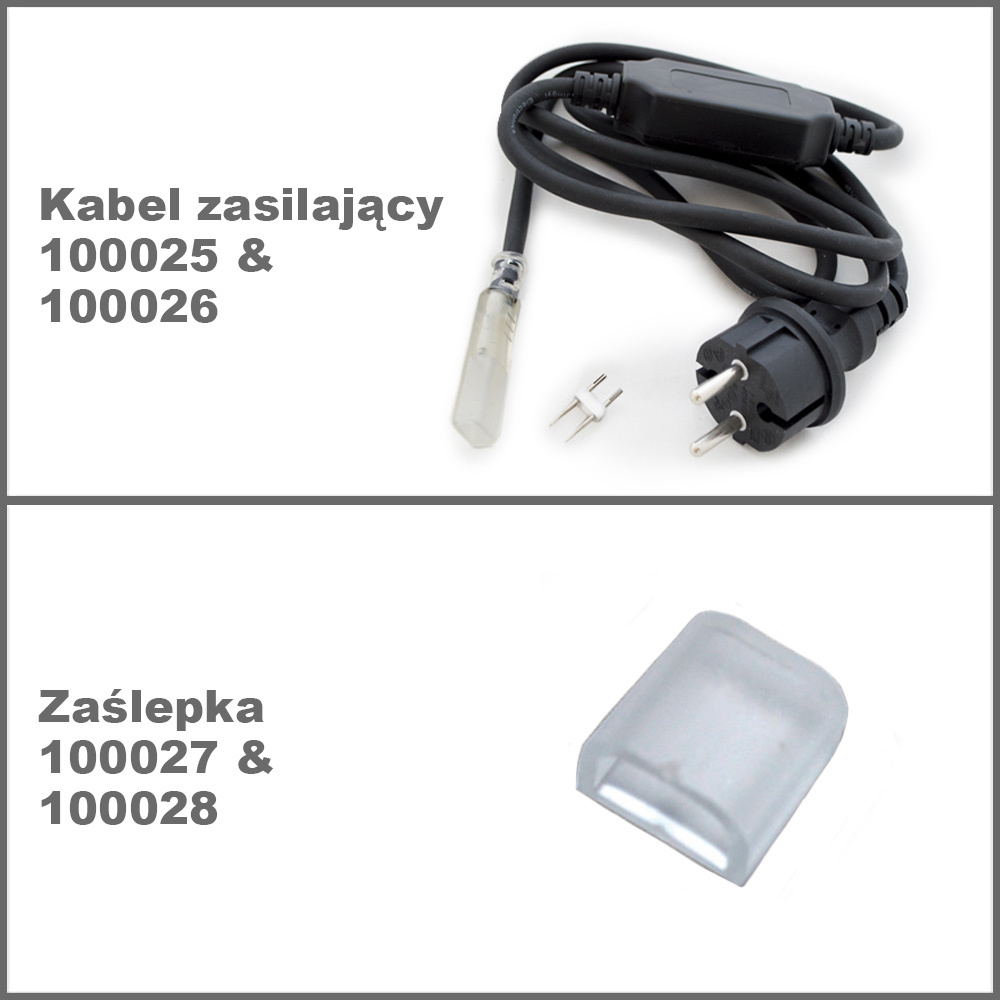 Akcesoria do węży świetlnych LED 230V - Lumenxl.pl