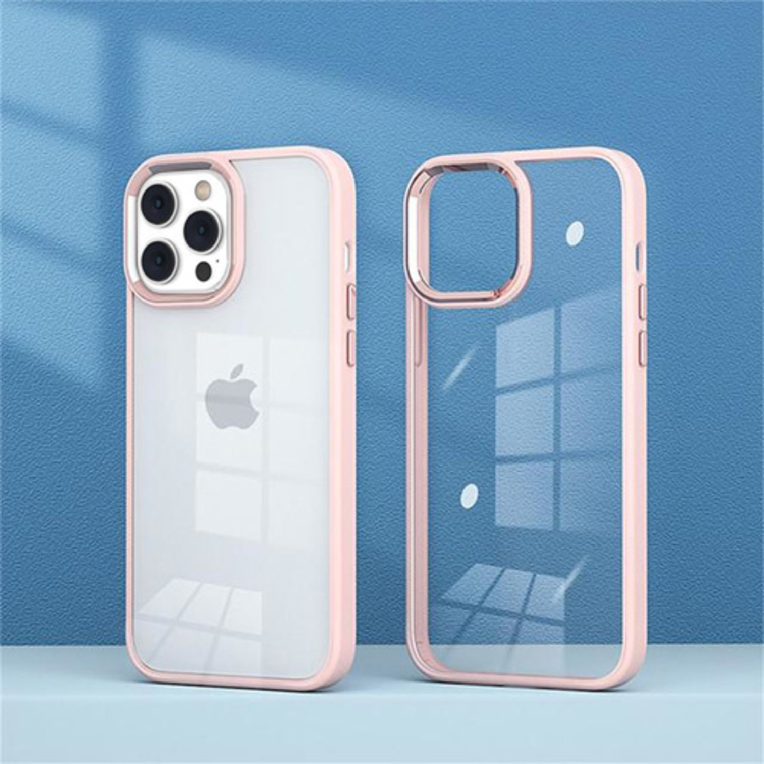 iPhone 13 Pro Solid Bumper Case matt (Rosa) - Huellen-shop.de