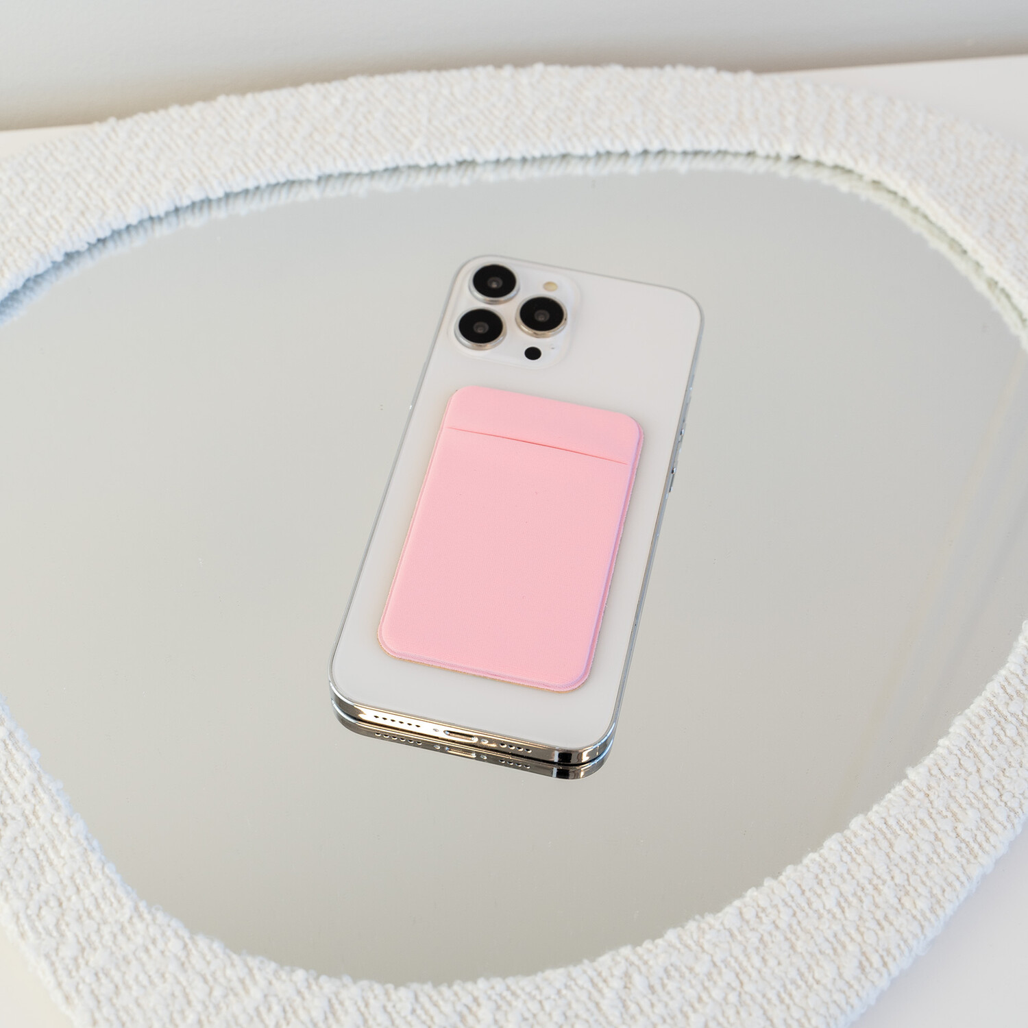 Elastic Lycra Sticker Wallet (Rosa) - Huellen-shop.de