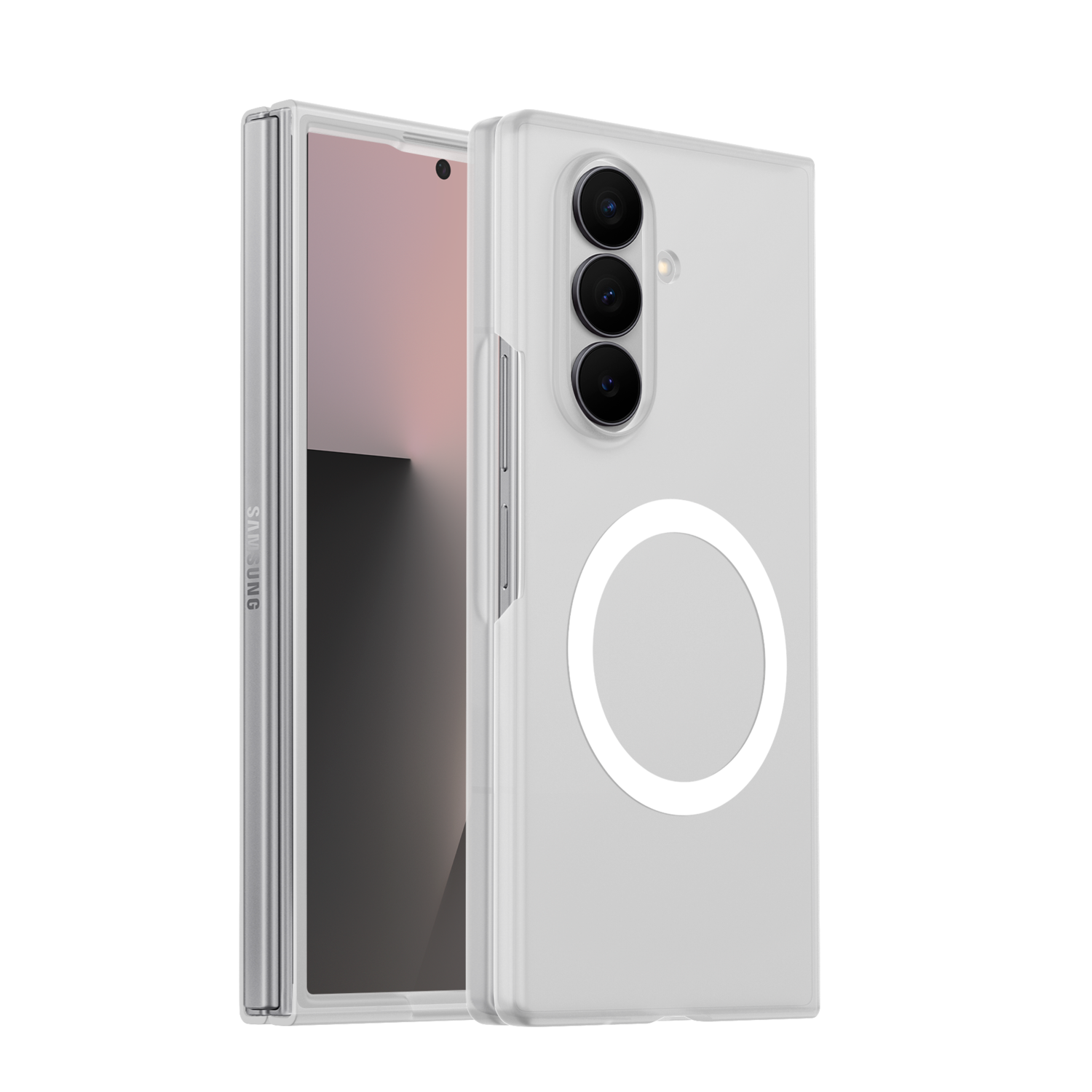 Samsung Galaxy Z Fold 7 MagSafe Ultradunne Hülle (Transparent ...