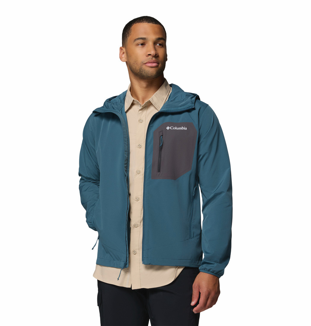 COLUMBIA Tall Heights III Soft-Shell - Everblue, Shark - SPORTS GRÀCIA