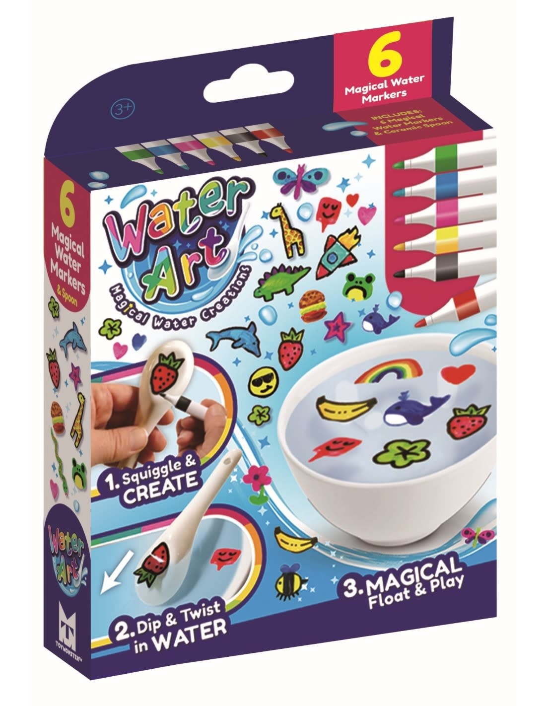 Water art | magische water markers 6-pack | kruimel kids boutique - Kruimel