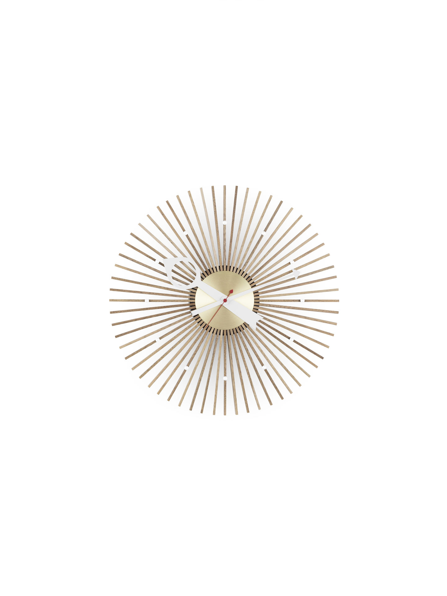 Popsicle Clock - walnut - espoo. design store