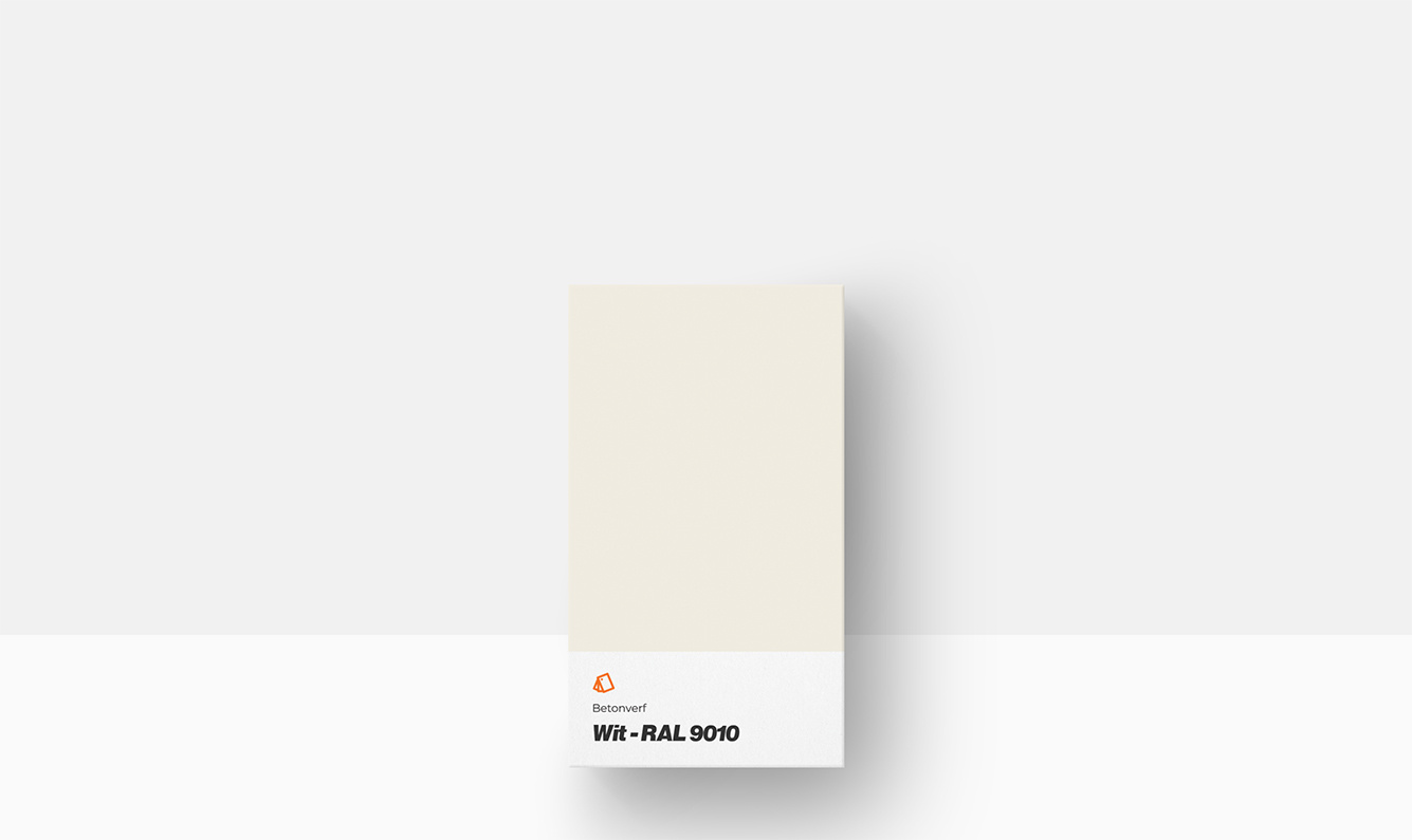 Betonverf kleurstaal - Wit - RAL 9010 - Vraag Gratis aan - Betonstunter