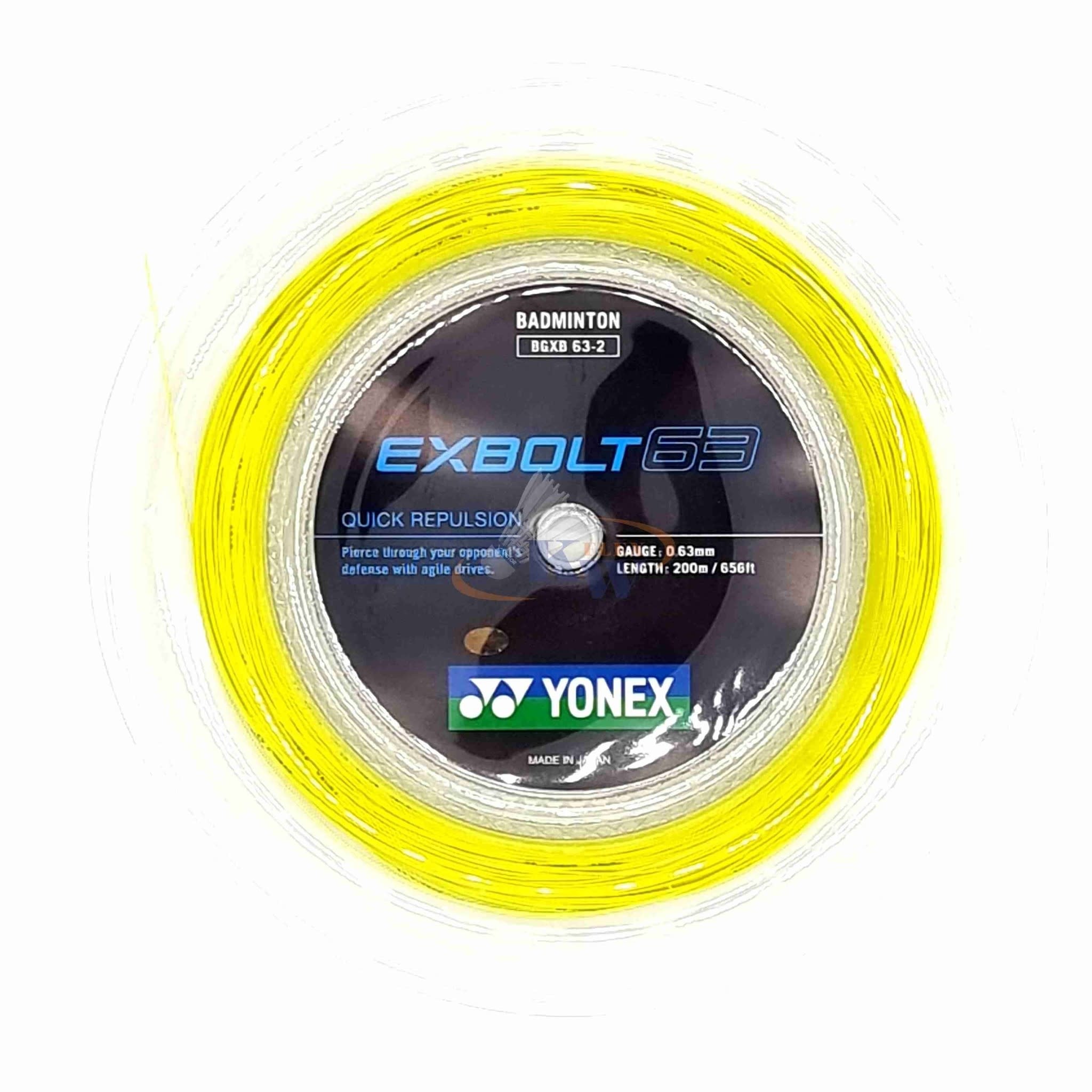 Yonex Exbolt 63 Geel rol - ASL Racketsport & Spel