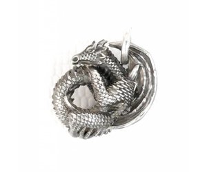 Coiling Dragon Pendant - Retired - Faerybeads