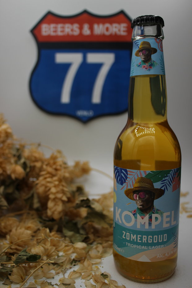 Kompel Zomergoud Lager Fles 33 cl 4,50% - Beers&More77