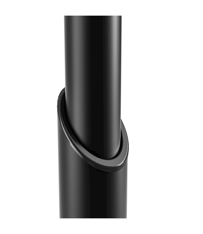 XTRARM Arius TV Standaard ovaal Zwart - Uniek in zijn soort - MountsXL.com