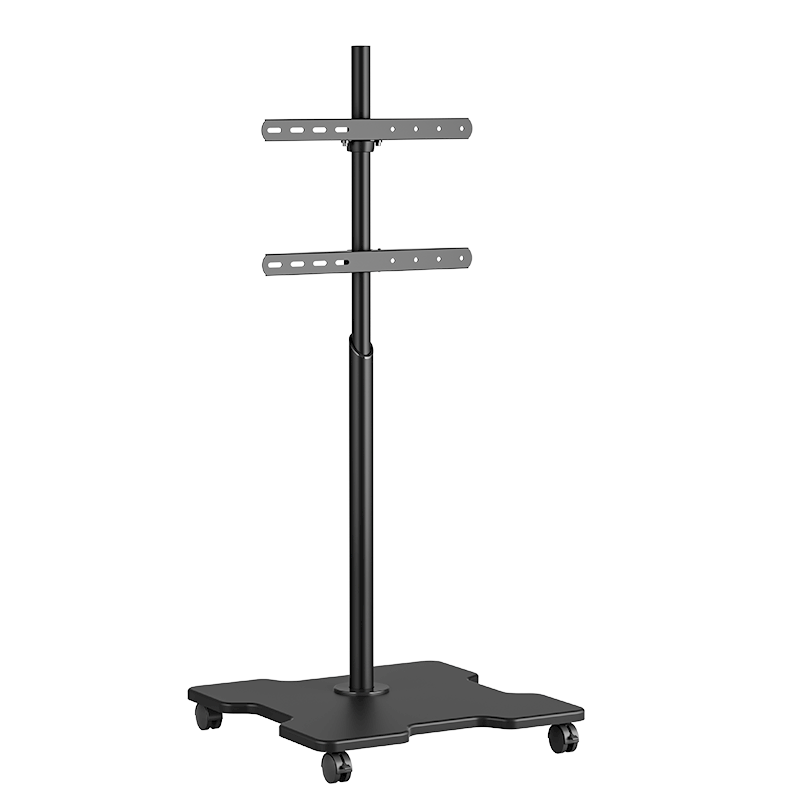 XTRARM Arius TV Standaard ovaal Zwart - Uniek in zijn soort - MountsXL.com