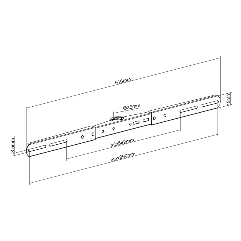 XTRARM decoder stand FS series - MountsXL.com