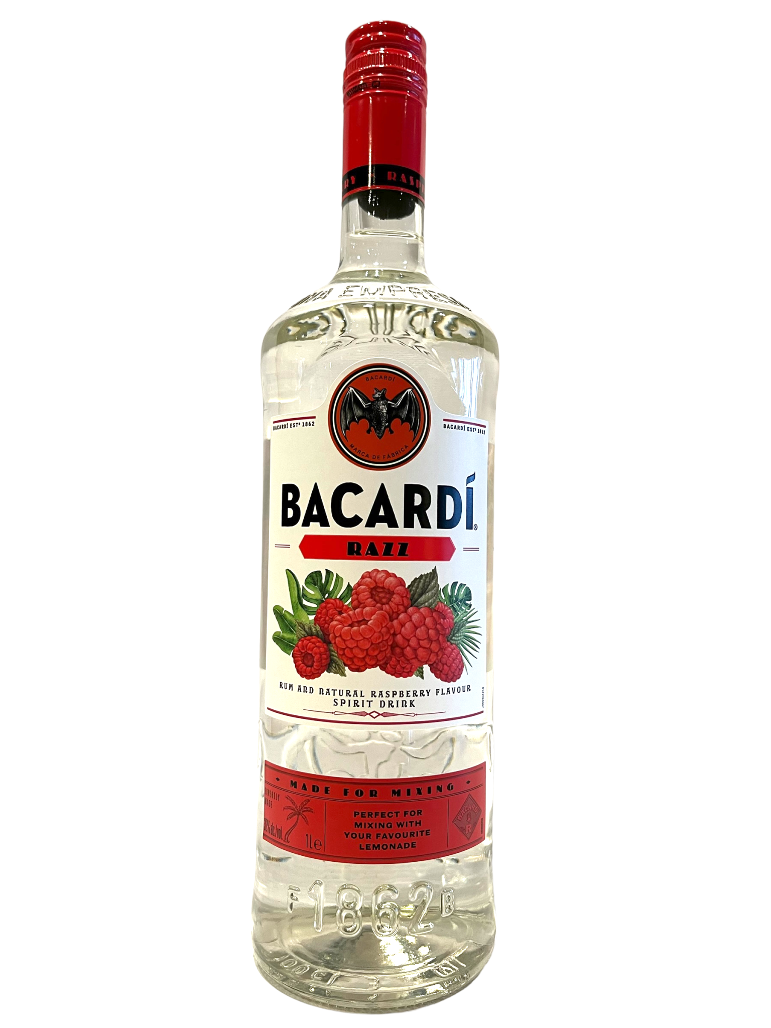 BACARDI RAZZ 1L - De Zwart