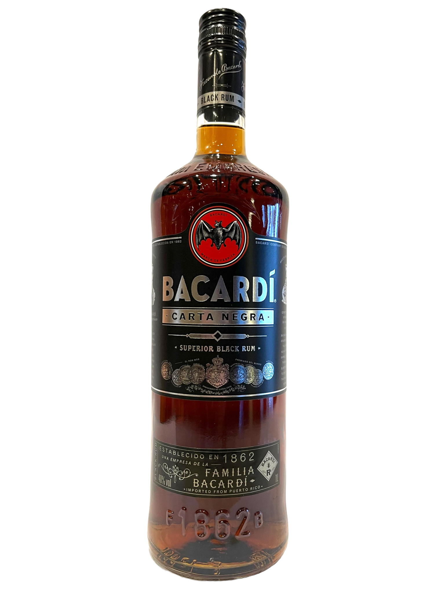 BACARDI CARTA NEGRA 1L - De Zwart